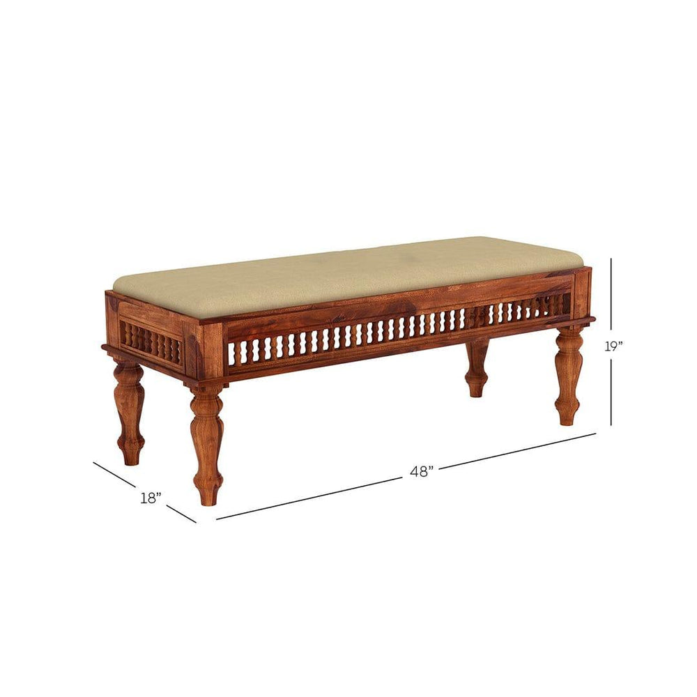 Alanis Sheesham Wood Dining Bench