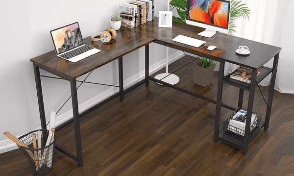 Blakely L Shaped Computer Desk 2 Person Table