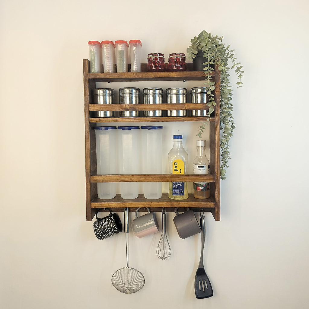 Claudia Wooden Kitchen Storage Rack at OUCH CART