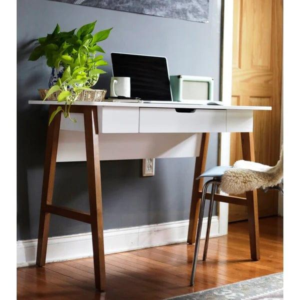Marta Teak Wood MDF Study Table
