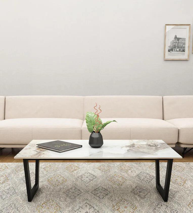 Metal Coffee Table In Multicolor Finish