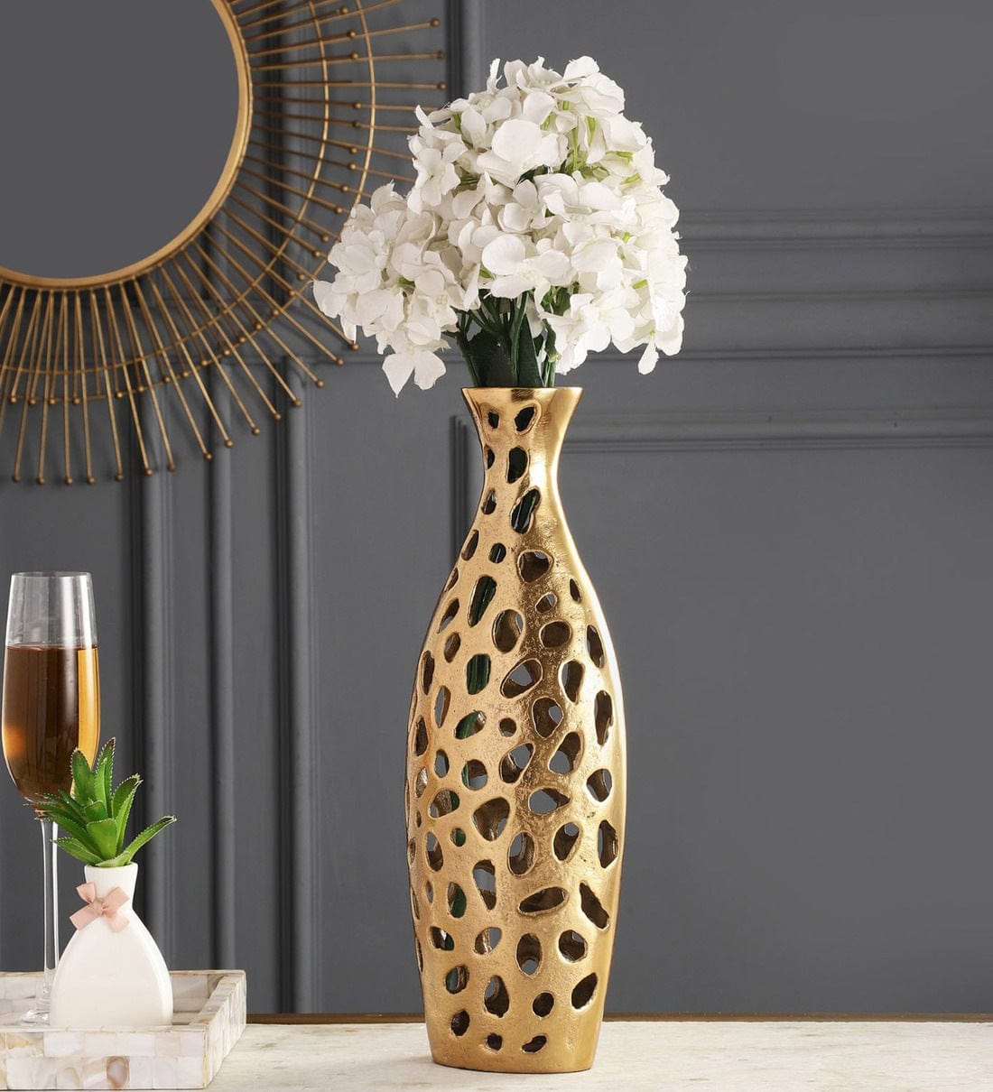 Stigen Sheesham Wood Shoe Cabinet In Honey Oak Finish,