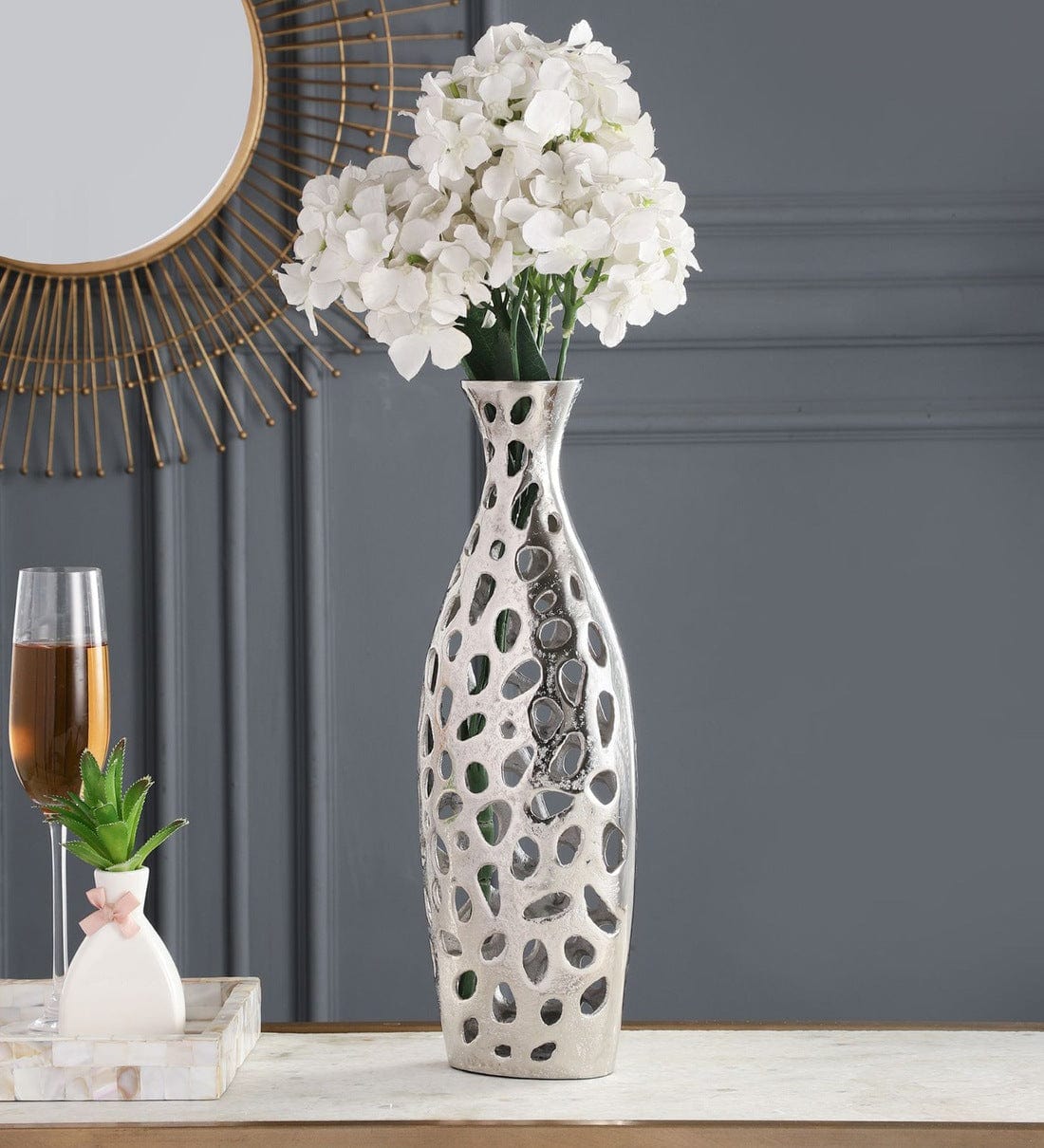 Stigen Sheesham Wood Shoe Cabinet In Honey Oak Finish,