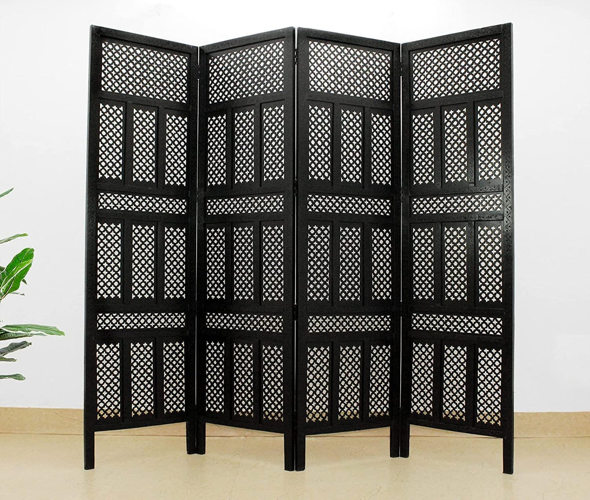 Wooden Handcrafted Partition Room Divider Separator for Living Room Of