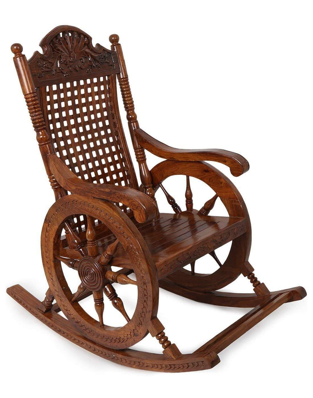 Wooden Rocking Chair Resting Chair Grandpa Rocking Chair Made Of High