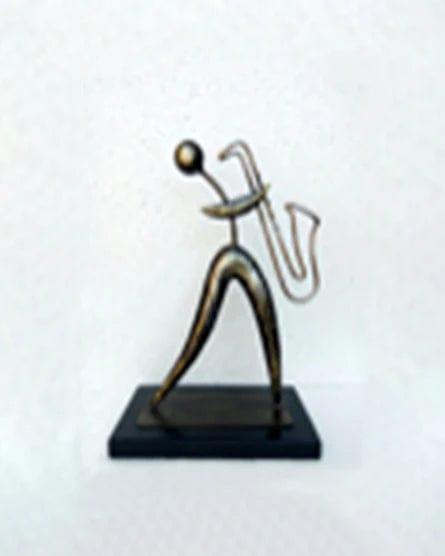 Iron Decorative Saxophone Abstract Table Decor Showpiece For Home Livi